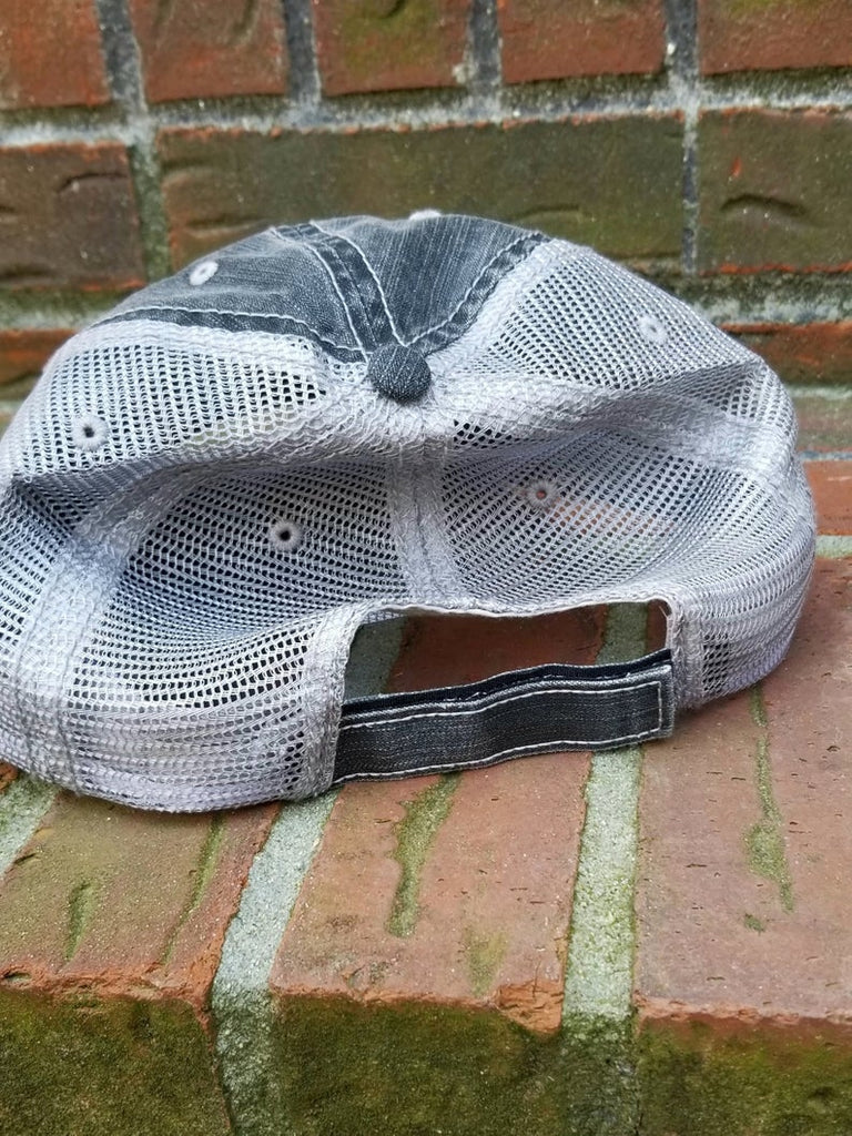 Autism MOM Puzzle Piece Distressed Mesh Hat – Autism Awareness America