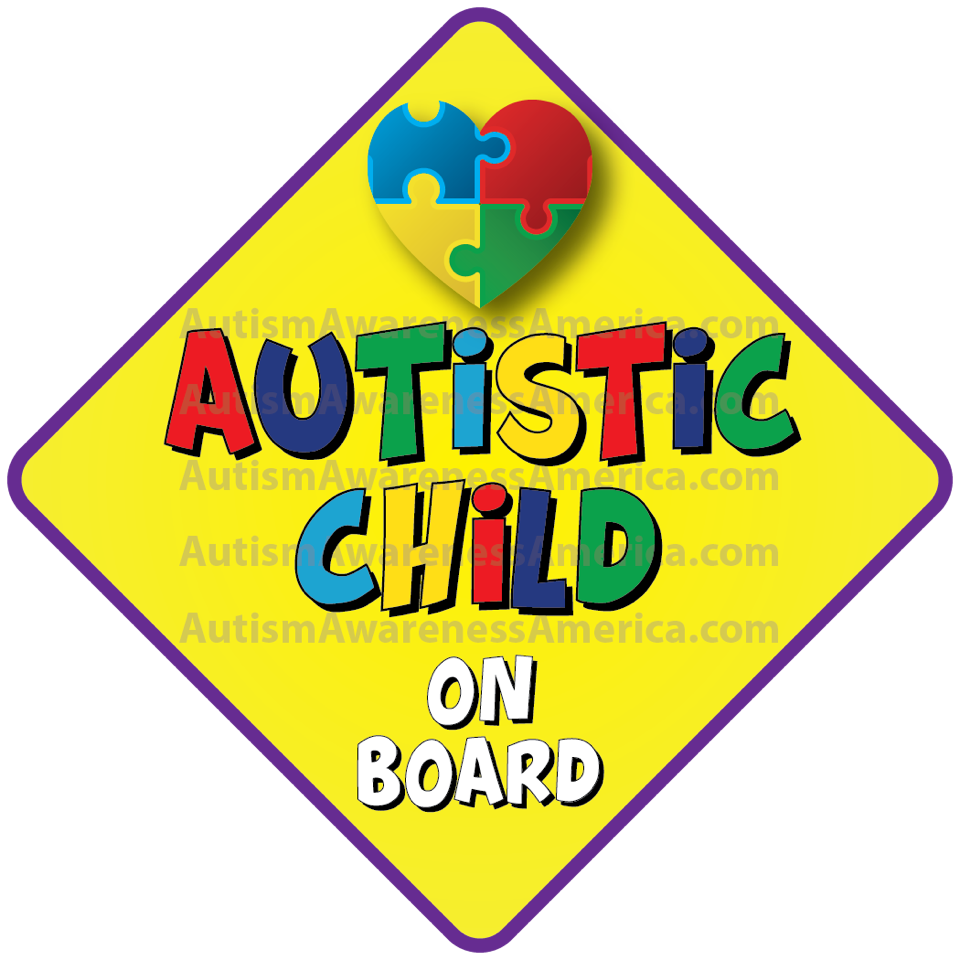 Autistic Safety Car Truck Decal Sticker – Autism Awareness America